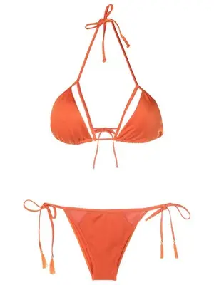 BRIGITTE Brigitte Cut-Out Triangle-Cup Bikini Orange