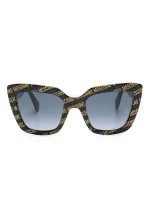 Moschino Logo-print Cat-eye Frame Sunglasses