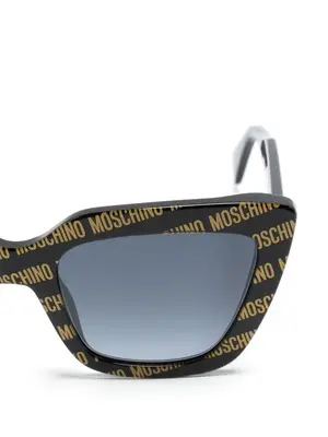 Moschino Logo-print Cat-eye Frame Sunglasses