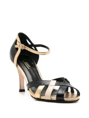 STUDIO CHOFAKIAN Olga 75mm Metallic Sandals