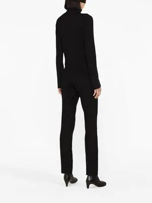 JOSEPH Roll-neck Silk-blend Top