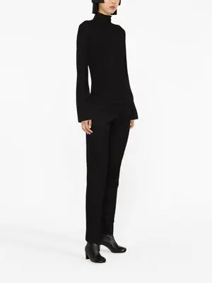 JOSEPH Roll-neck Silk-blend Top