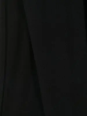 DRUMOHR Ribbed-knit Cashmere Scarf - Black