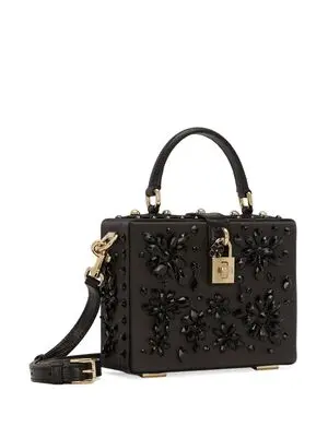 Dolce & Gabbana Dolce Box Gemstone Tote - Black
