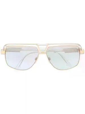 Cazal Square Frame Sunglasses - Gold