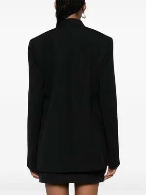 JIL SANDER Collarless Belted Blazer