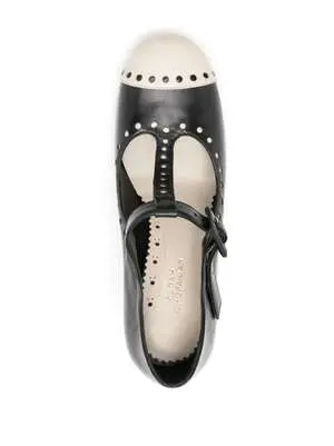 STUDIO CHOFAKIAN Gabrielle 65mm Leather Pumps