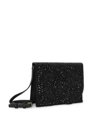 Dolce & Gabbana Rhinestone-embellished Crossbody Bag - Black
