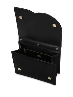 Dolce & Gabbana Rhinestone-embellished Crossbody Bag - Black