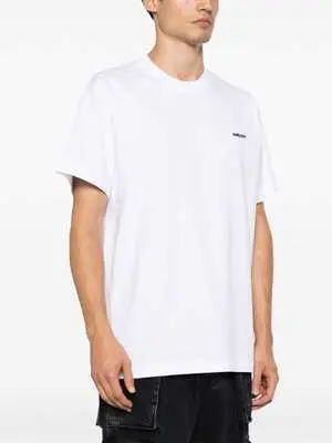 AMBUSH Logo-embroidered Crew-neck T-shirt - White