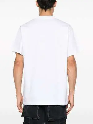 AMBUSH Logo-embroidered Crew-neck T-shirt - White