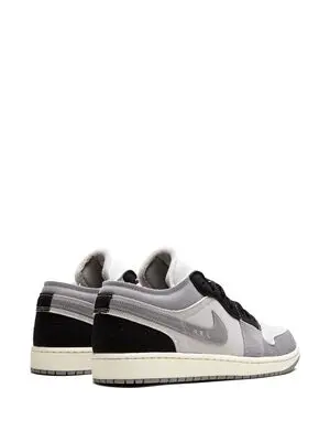 JORDAN Air 1 Low Se Craft Cement Grey Sneakers - White