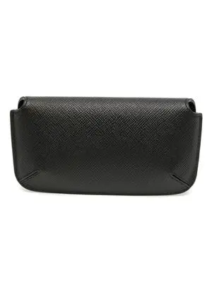 Smythson Logo-stamp Leather Sunglasses Case