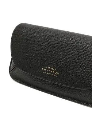 Smythson Logo-stamp Leather Sunglasses Case