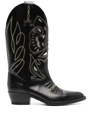 Dsquared2 70mm Cut-out Leather Mid-calf Boots