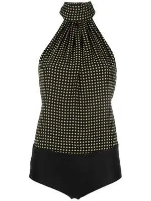 Philosophy Di Lorenzo Serafini Dot-print Halterneck Top