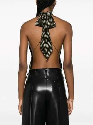 Philosophy Di Lorenzo Serafini Dot-print Halterneck Top
