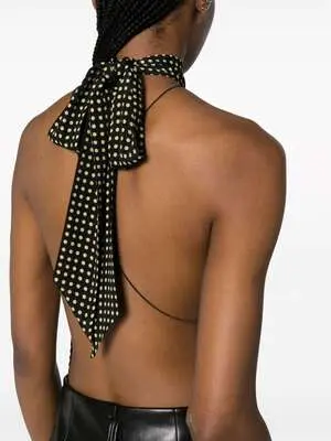 Philosophy Di Lorenzo Serafini Dot-print Halterneck Top