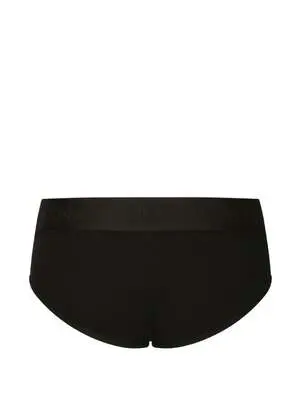 Dolce & Gabbana Logo-waistband Cotton Boxers - Black