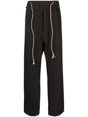 MAISON MARGIELA Drawstring-waist Wool Trousers