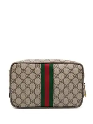 Gucci Savoy Leather Wash Bag