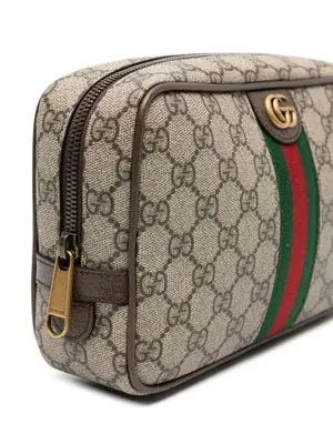 Gucci Savoy Leather Wash Bag