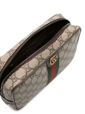 Gucci Savoy Leather Wash Bag