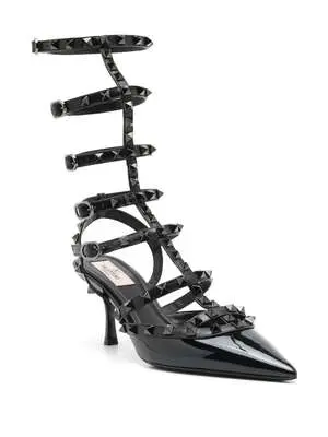 Valentino Garavani 70mm Rockstud Pumps - Black