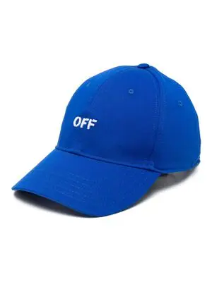 Off-White Off Stamp Drill Baseball Cap - Blue