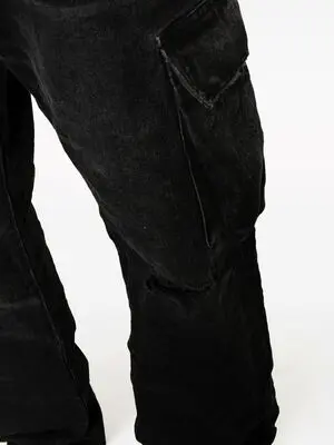 PURPLE BRAND Distressed Straight-leg Cargo Jeans