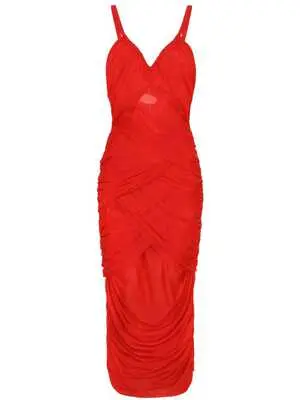 Dolce & Gabbana Layered Tulle Midi Dress