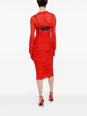 Dolce & Gabbana Layered Tulle Midi Dress