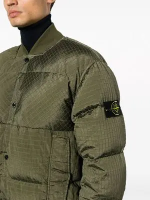 Stone Island Compass-motif Puffer Jacket