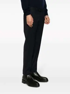 PT TORINO Off-centre Straight-leg Trousers - Blue