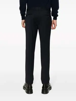 PT TORINO Off-centre Straight-leg Trousers - Blue