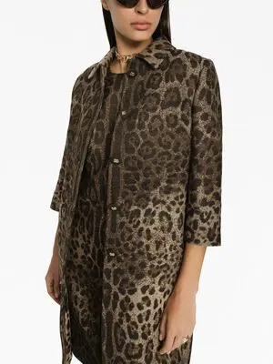 Dolce & Gabbana Leopard-print Coat
