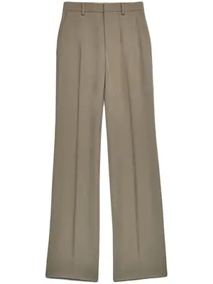 Ami Wide-leg Virgin Wool Trousers