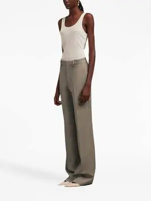 Ami Wide-leg Virgin Wool Trousers