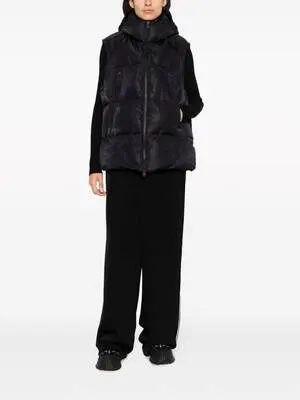 Y3 Graphic-print Padded Gilet