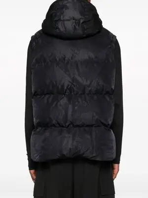 Y3 Graphic-print Padded Gilet