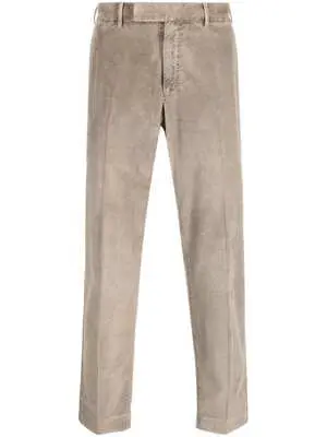 PT TORINO Corduroy Straight-leg Trousers - Neutrals