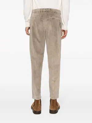 PT TORINO Corduroy Straight-leg Trousers - Neutrals
