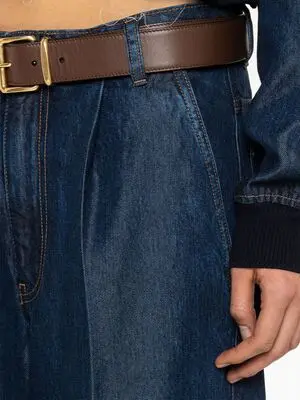 Miu Miu High-rise Wide-leg Jeans