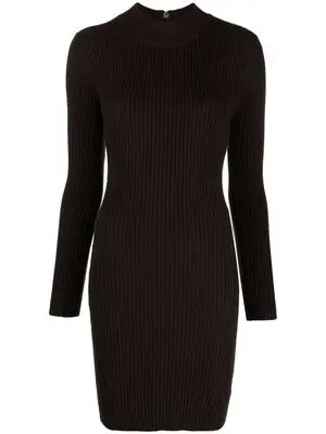 Michael Kors Ribbed-knit Minidress
