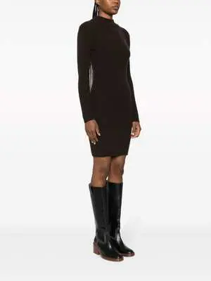 Michael Kors Ribbed-knit Minidress