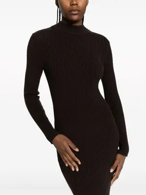Michael Kors Ribbed-knit Minidress