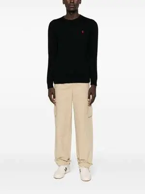 Polo Ralph Lauren Logo-embroidered Jumper - Black