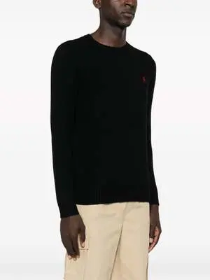 Polo Ralph Lauren Logo-embroidered Jumper - Black