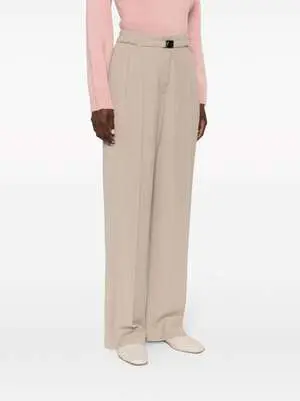 Brunello Cucinelli Belted Pleated Trousers