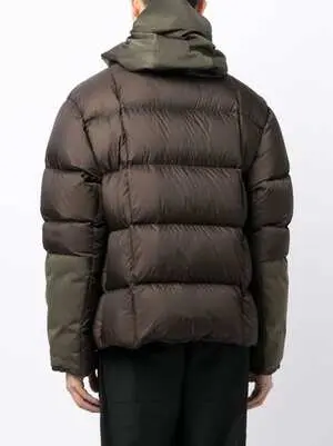 TEN C Tempest Combo Down Jacket - Green
